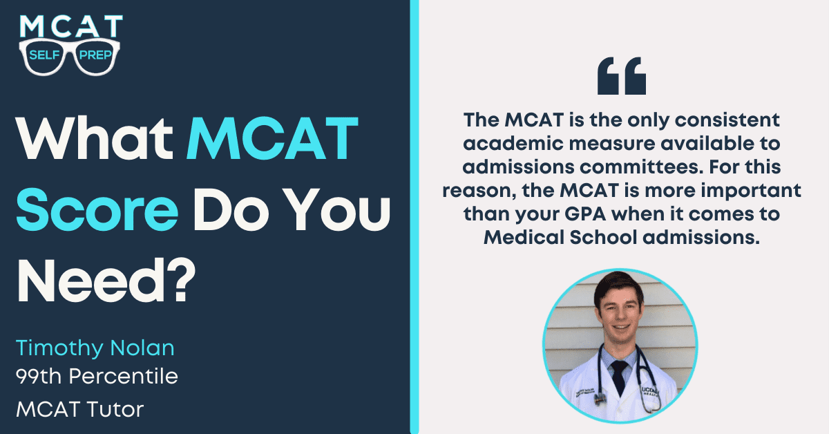 What MCAT Score Do I Need? What MCAT Score Do I Need?